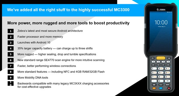 Zebra - Håndterminaler - Produkter Zebra MC33X